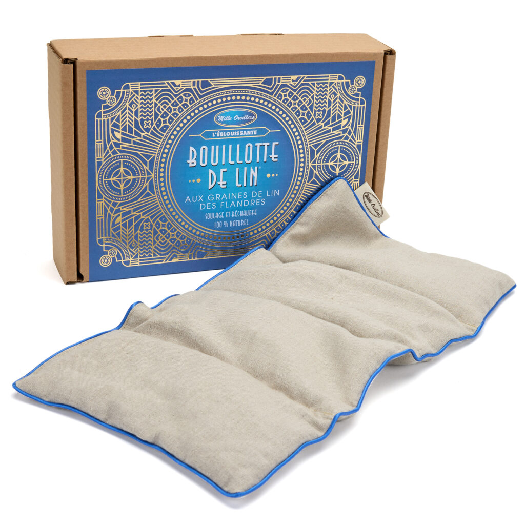 Bouillotte de lin® L’Eblouissante – Site officiel MILLE OREILLERS